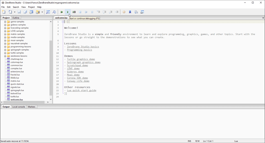Development Environments: Lua Programming Setup · Franco Garcia