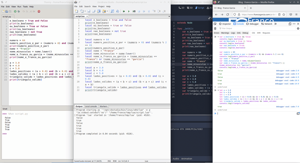 Aprenda Programação: Operações Lógicas e Álgebra Booleana · Franco Garcia