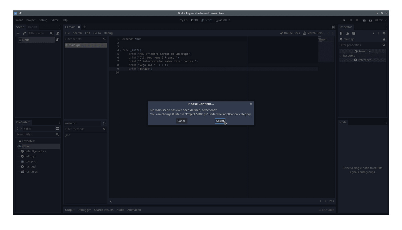 Development Environments: Godot GDScript Programming Setup · Franco Garcia
