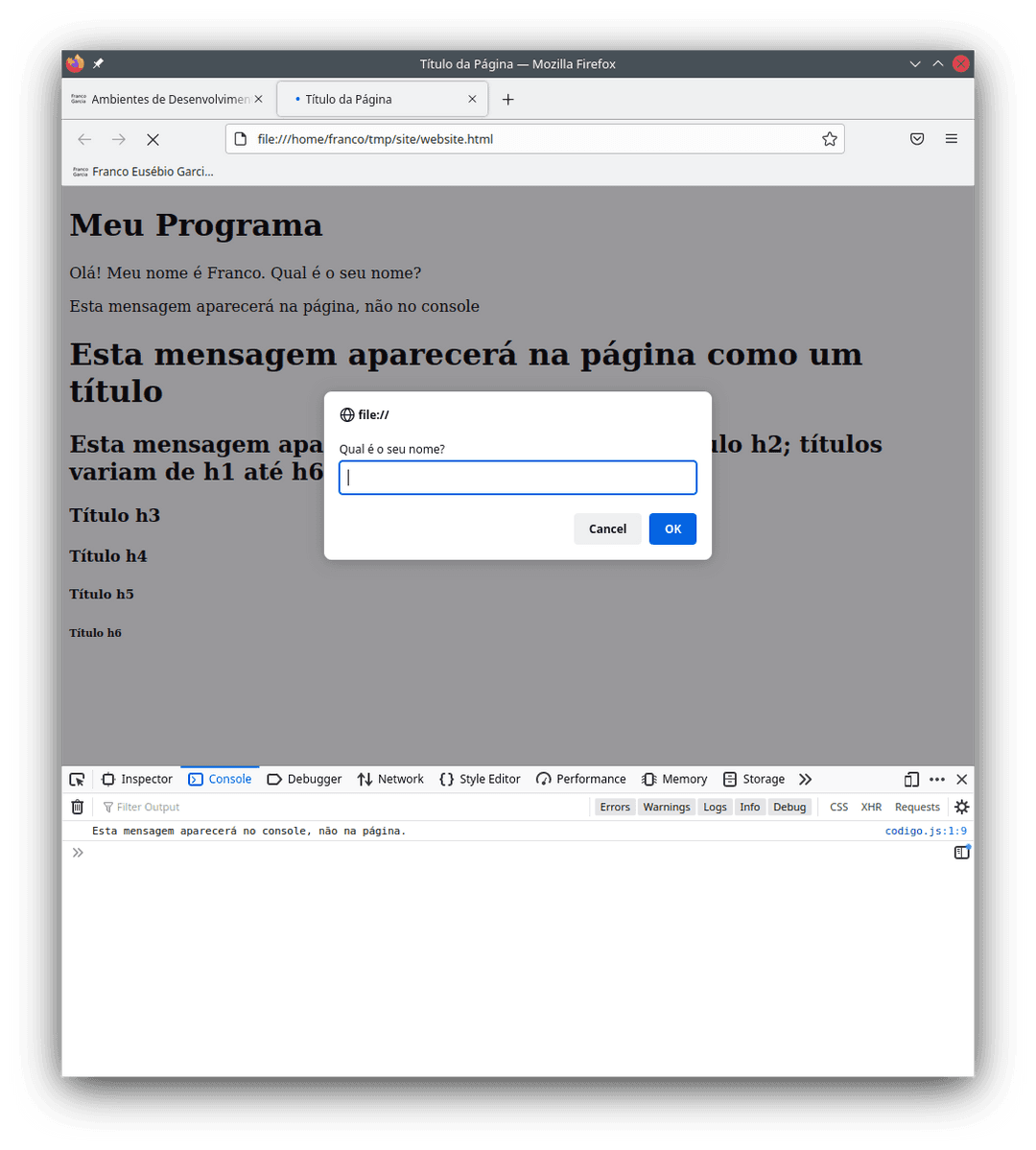 Ambientes de Desenvolvimento: Configuração para Programação em ...